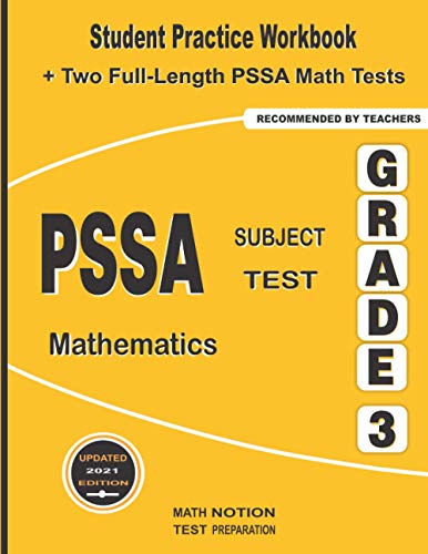 PSSA Subject Test Mathematics Grade 3: Student Practice Workbook + Two ...