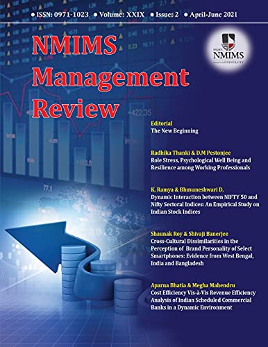 NMIMS Management Review - April-June 2021 by Tapan Kumar Panda | Goodreads