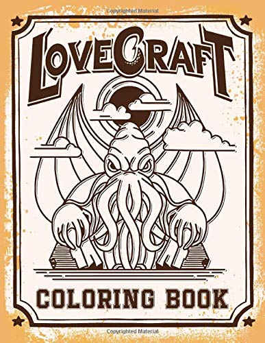 Lovecraft Coloring Book: Great Coloring Books For Kids And Adults by ...