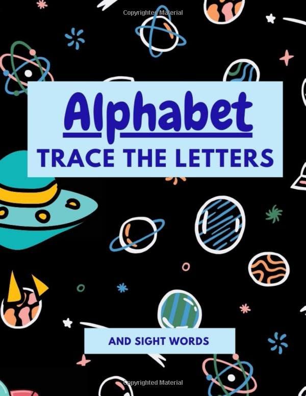 Alphabet Trace the Letters and Sight Words: Pre K, Kindergarten and ...