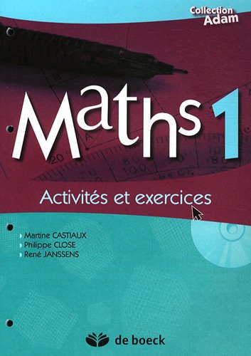 maths 1 - activites et exercices avec cd-rom by A'Dam | Goodreads