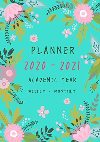 Planner 2020-2021 Academic Year: A5 Weekly and Monthly Organizer from ...