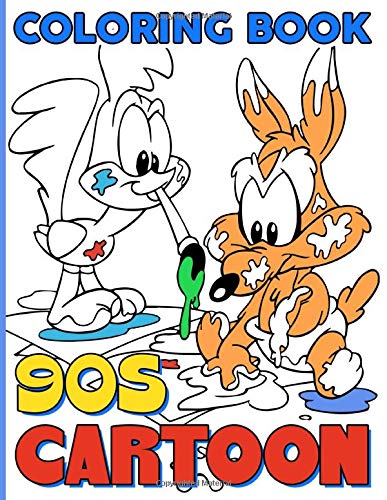 90s Cartoon Coloring Book: Coloring Books For Adult ! With Newest ...