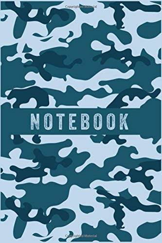 Note Book: Army Blue Camouflage, Writing Diary Planner Journal by ...