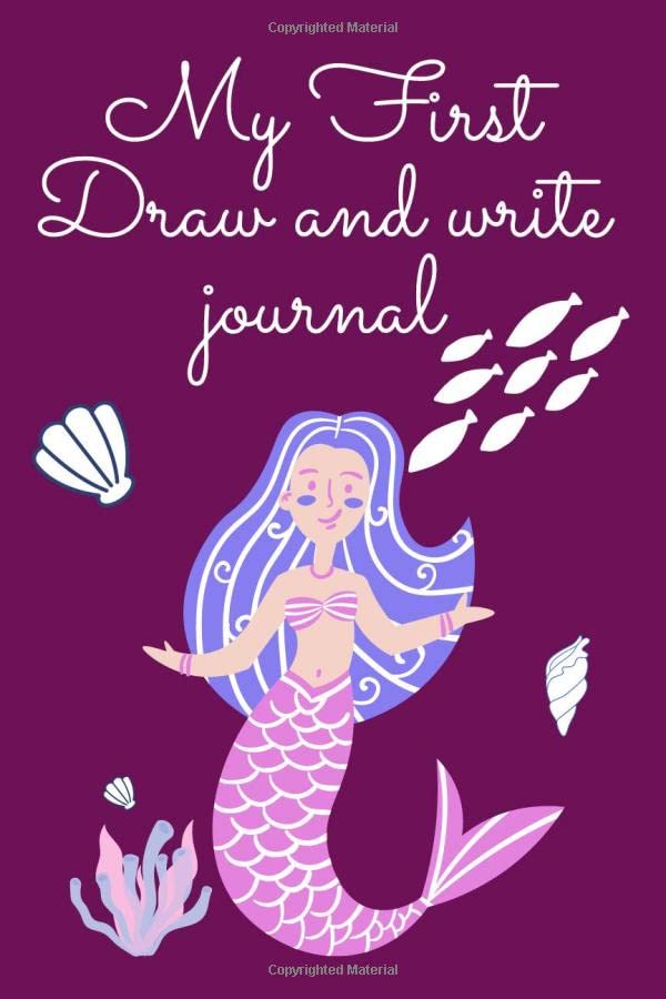 My first draw and write journal: mermaid primary journal,Write and Draw ...