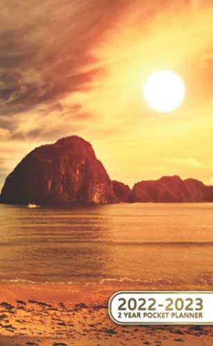 2022-2023 2 Year Pocket Planner: Monthly Pocket Organizer Calendar ...