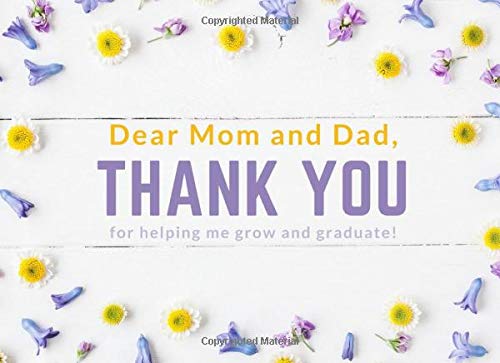 Dear Mom and Dad,Thank you for helping me grow and graduate!: Cute ...