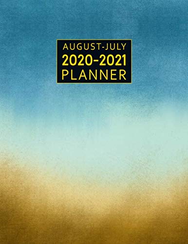 August 2020-July 2021 Planner: Blue Sky 2020-2021 Daily Weekly ...