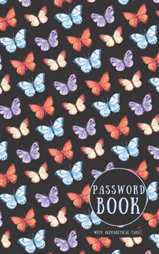 Password Book with Alphabetical Tabs: Discreet Internet Address and ...