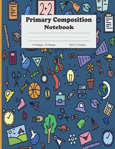 Primary Composition Notebook: Wide Ruled Paper Notebook Journal,Grades ...