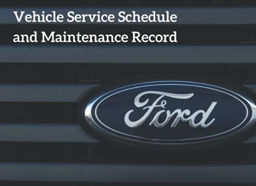 Vehicle Service Schedule and Maintenance Record: Replacement Service ...