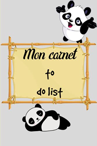 Mon carnet to do list: carnet to do list/ 6x9 pouces( 15,24 x 22,86 cm ...
