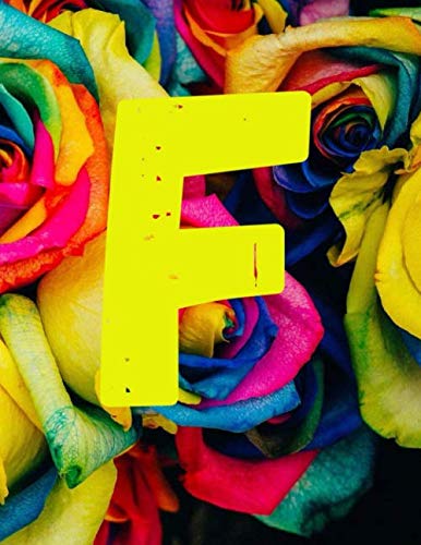 F: :Monogram initial Notebook and sketch book for Writing, Painting ...