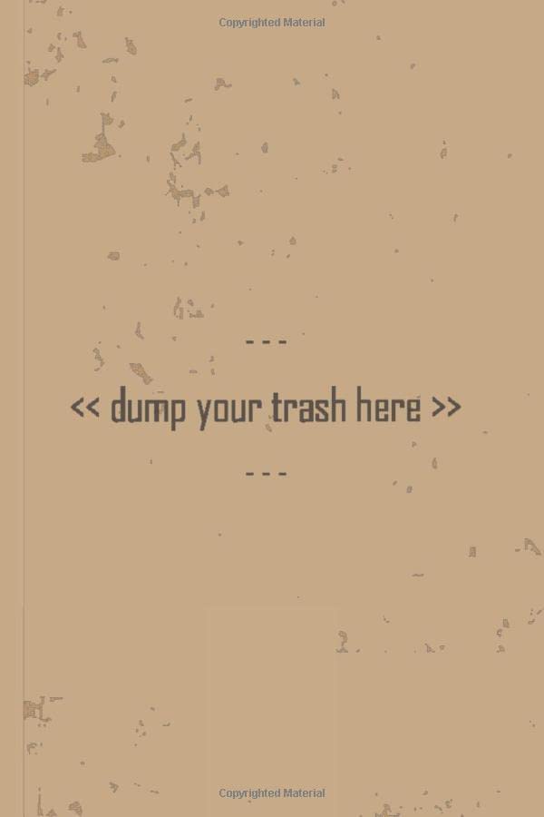 Dump your trash here: Dot Grid Jotter Book | 6" x 9" by Simple Jotter ...