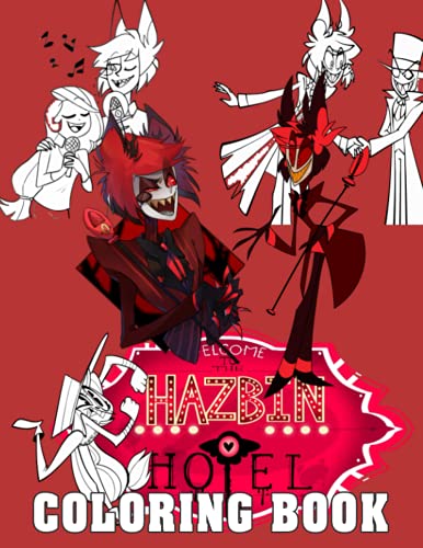 Hazbin Hotel Coloring Book: Coloring Pages of Excellent Quality for ...