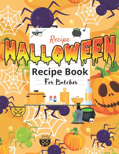 Butcher Gift: Halloween Recipe Book For Butcher: Halloween Gifts For ...