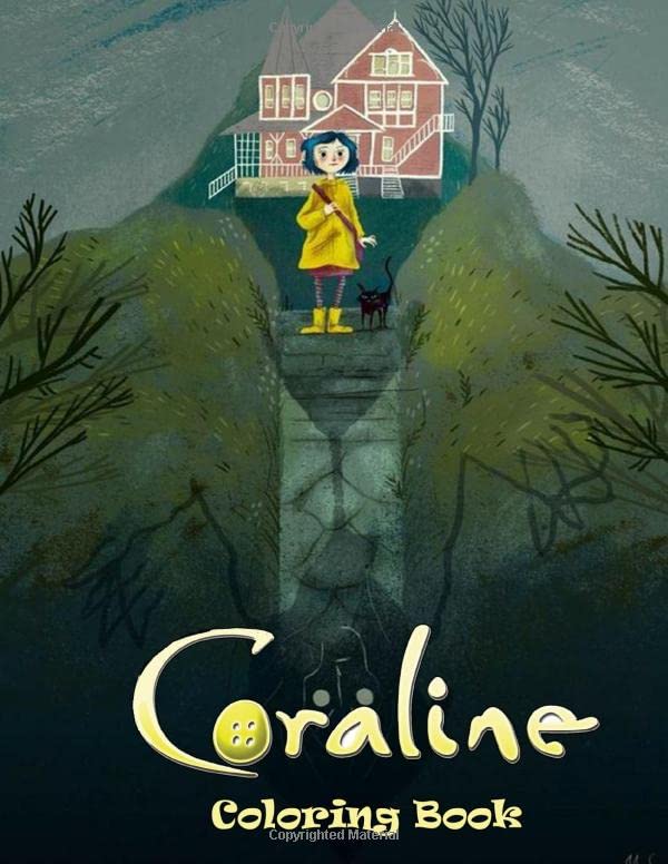 Coraline Coloring Book: Coraline Color Wonder Coloring Books Unofficial ...