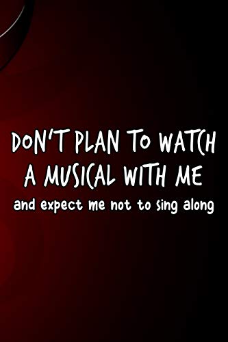 Notebook: Small Journal For Broadway Musical Fans And Theater Nerds I ...