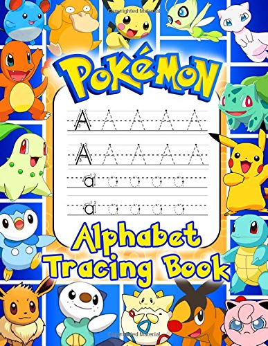 Pokemon Alphabet Tracing Book: My First Learn To Write Workbook. Kids ...