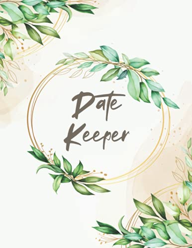 Date Keeper: Important Dates Reminder Book For Birthdays, Anniversaries ...