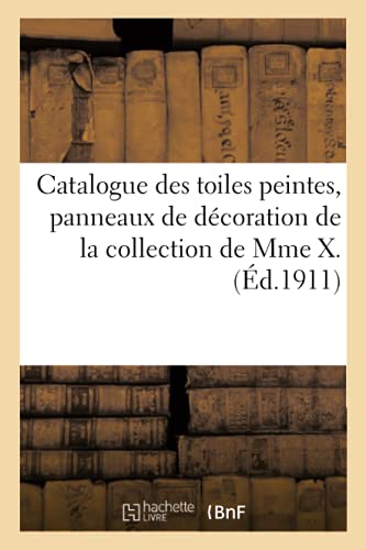 Catalogue de toiles peintes, panneaux de décoration, dessus de portes ...