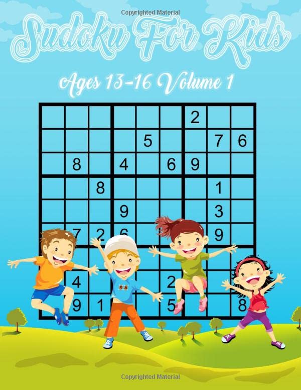 Sudoku For Kids ages 13-16 Vol 1: advanced woo jr kids activities book ...