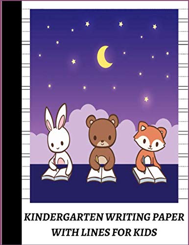 kindergarten writing paper with lines: Blank Lined Paper Notebook, Cute ...