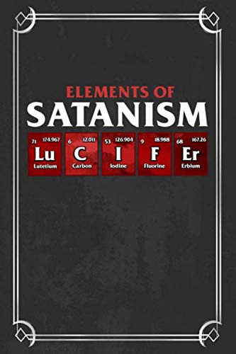 ELEMENTS OF SATANISM: 6x9 Satanic Notebook, Sketchbook, Sketchpad ...