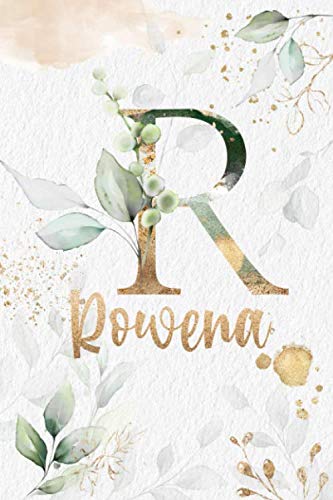 Rowena: Personalized Undated Planner Notebooks / Journals with Name and ...
