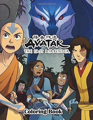 Avatar The Last Airbender Coloring Book: The complete coloring book of ...
