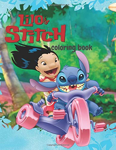 Lilo and Stich Coloring Book: Lilo and Stich Books, 50 Different ...