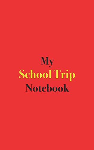 My School Trip Notebook: Blank Lined Notebook by Bamboo Umbrella Books ...