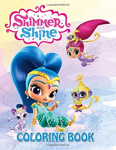 Shimmer And Shine Coloring Book: Shimmer And Shine Adults Coloring ...