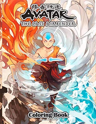 Avatar The Last Airbender Coloring Book: Reliving the story with Aang ...