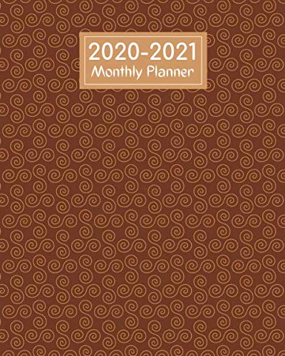 2020-2021 Monthly Planner: 12 Month Weekly Planner - Diary , Schedule ...