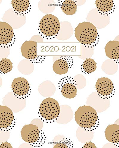 2020-2021: Weekly and Monthly Planner, July 2020 to June 2021, Agenda ...