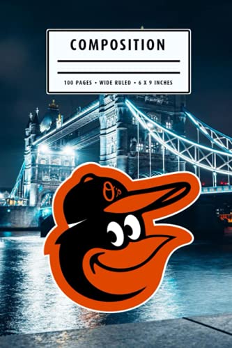 Composition: Baltimore Orioles Gratitude Journal Notebook Wide Ruled at ...