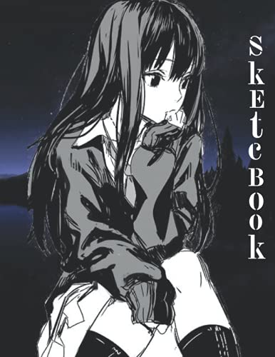 anime sketchbook: anime sketchbook 8x11,5, Anime Book for Drawing and ...