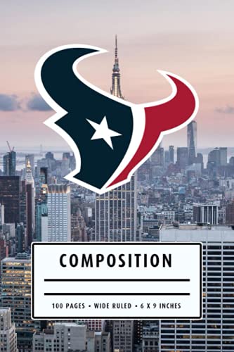 Composition: Houston Texans Wedding Planner American Football Notebook ...