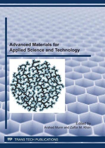 Advanced Materials for Applied Science and Technology: Selected, Peer ...