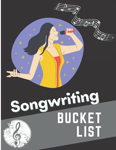 Songwriting Bucket List: Great gift for a singer! List the 50 Topics ...