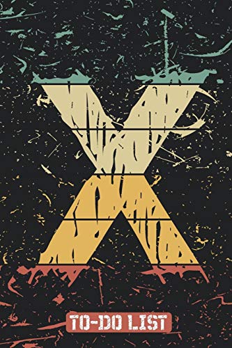 X To-Do List: Task Writing & Note Taking Lined To-Do List / Notebook ...