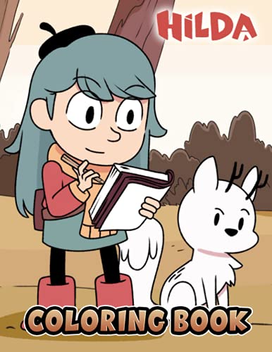Hilda Coloring Book: Interesting coloring book suitable for all ages ...