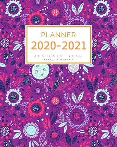 Planner 2020-2021 Academic Year: 8x10 Weekly and Monthly Organizer from ...