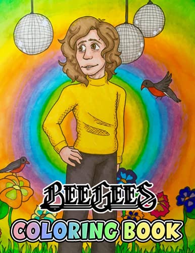Bee Gees Coloring Book: A Cool Coloring Book With Many Illustrations Of ...