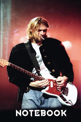 Notebook : Kurt Cobain 100 Pages 6x9 For Students, Teens, and Kids, for ...