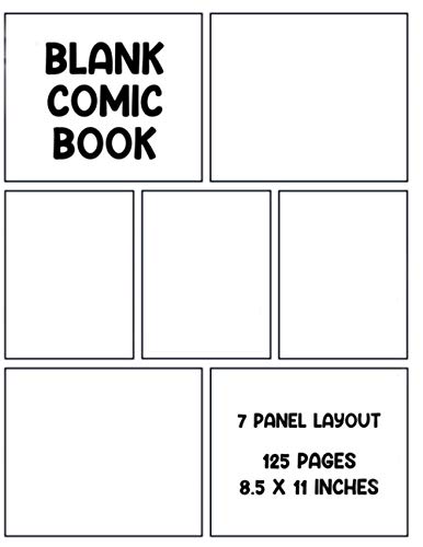 Blank Comic Book: This DIY Blank Comic Book Lets You Create Your Own ...