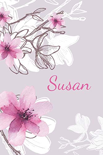 Susan: Custom Name Lined Notebook/Journal - Personalized Gift for Women ...
