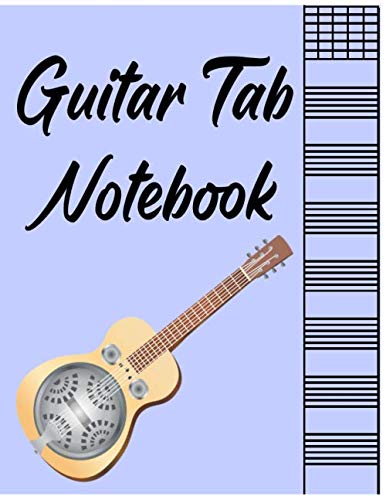 Guitar Tab Notebook: Blank sheet music notebook for melodies and Chords ...