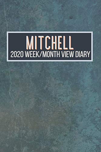 MITCHELL 2020 Week/Month View Diary: January to December 2020 Week and ...